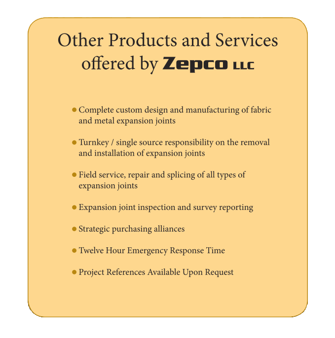 Expansion Joints - When Hot Meets Cold - :: ZEPCO :: Expansion Joints ...